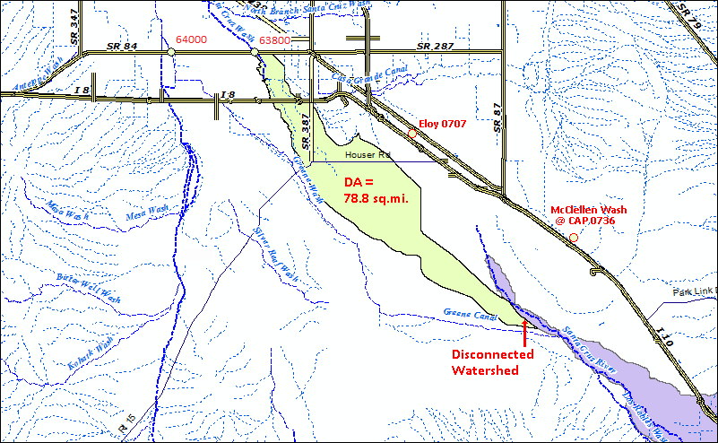 Santa Cruz River at SR 84 - ID# 63807